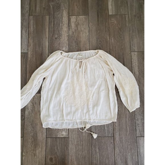 Denim & Supply Ralph Lauren | Tops | Denim Supply Ivory Boho Tie ...